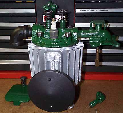 Fuller and Johnson Antique Pump Jack Engine